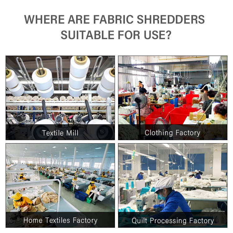 fabric crusher cloth shredder small machine good for Studio - LONGHE